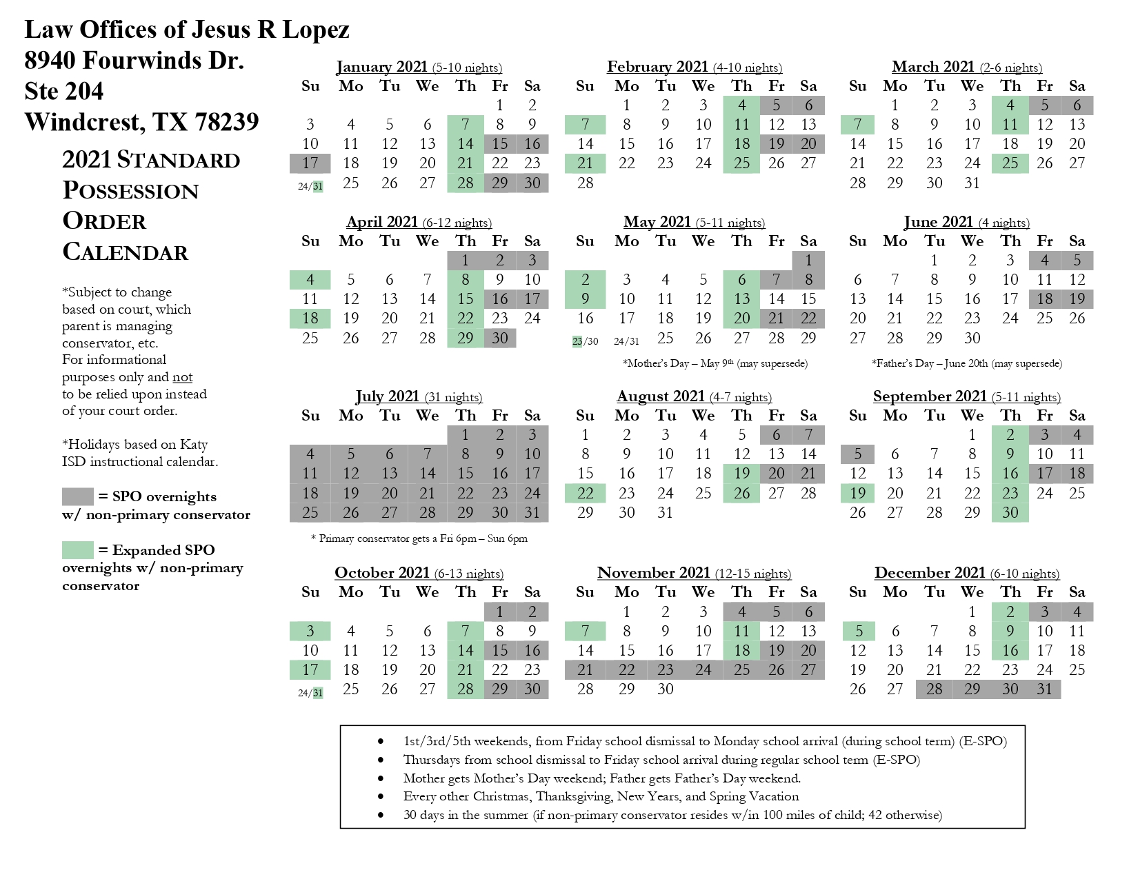 Advent Wall Staples 2022 Calendar Texas Custody Calendar 2022 Print 